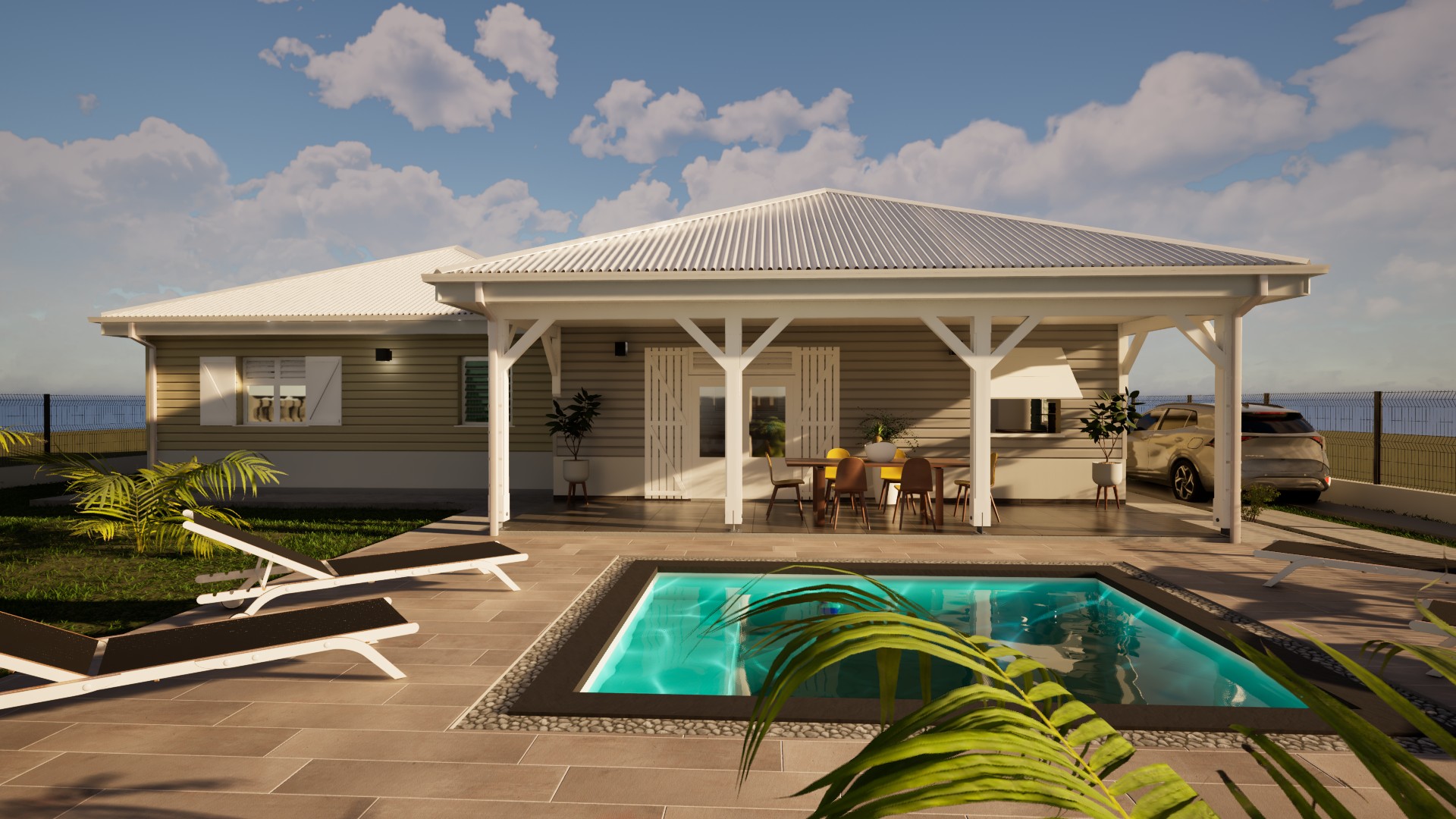 Modèle JULIA- Maisons Caribois